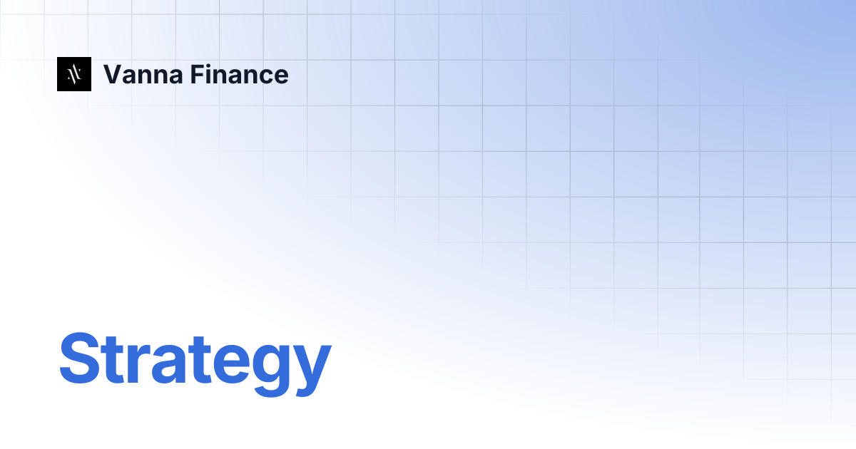 Strategy | Vanna Finance